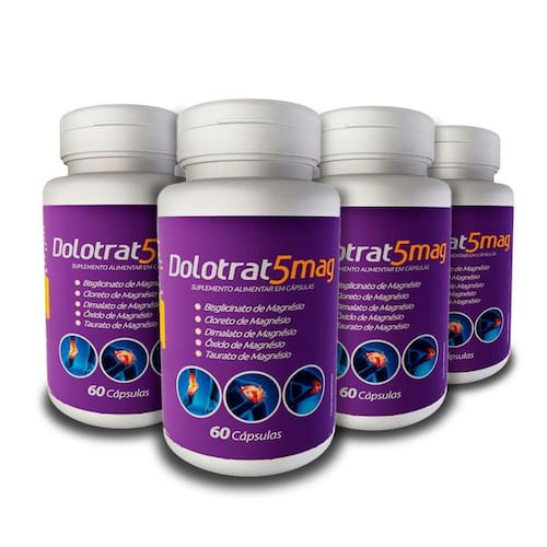 Kit 4 Dolotrat 5Mag 5 Tipos De Magnesio 60 | Casas Bahia
