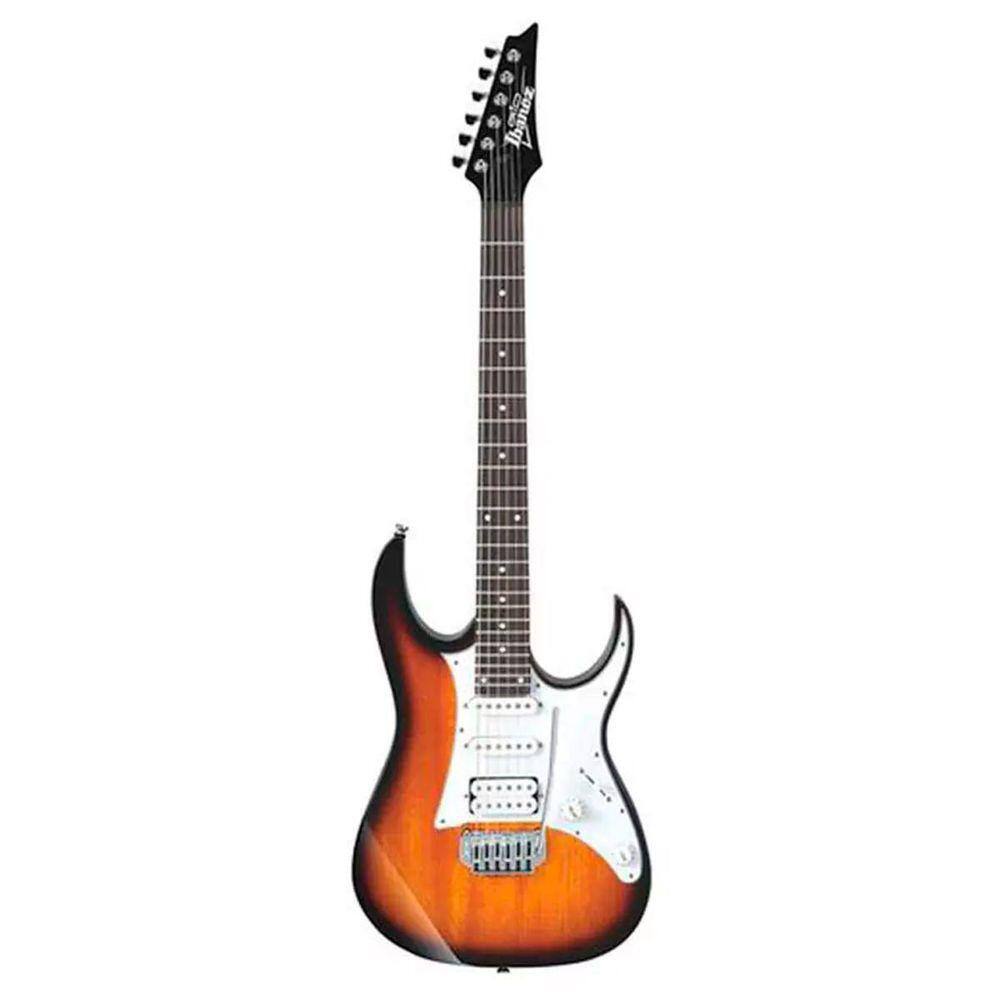 Guitarra super strato ibanez grg 140 sunburst 3 captadores infinity ibanez | Casas Bahia