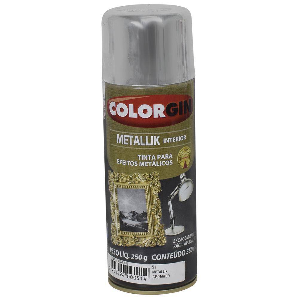 Tinta spray epoxy colorgin 350ml preto colorgin | Casas Bahia