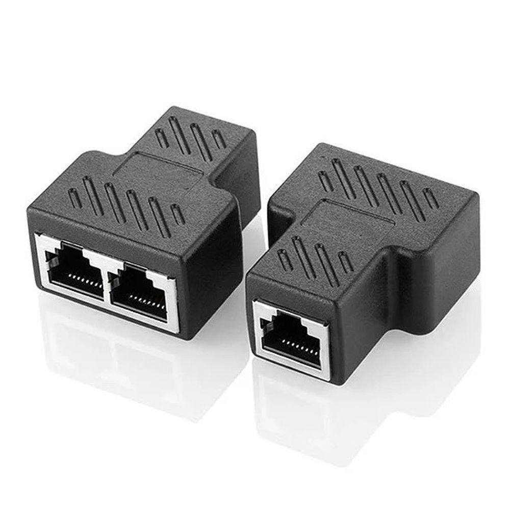 Adaptador duplicador cabo rede rj45 fmeas | Black Friday Casas Bahia
