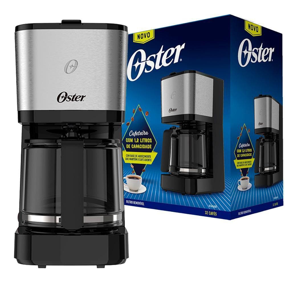 Cafeteira eletrica jarra inox ocaf650 oster | Casas Bahia