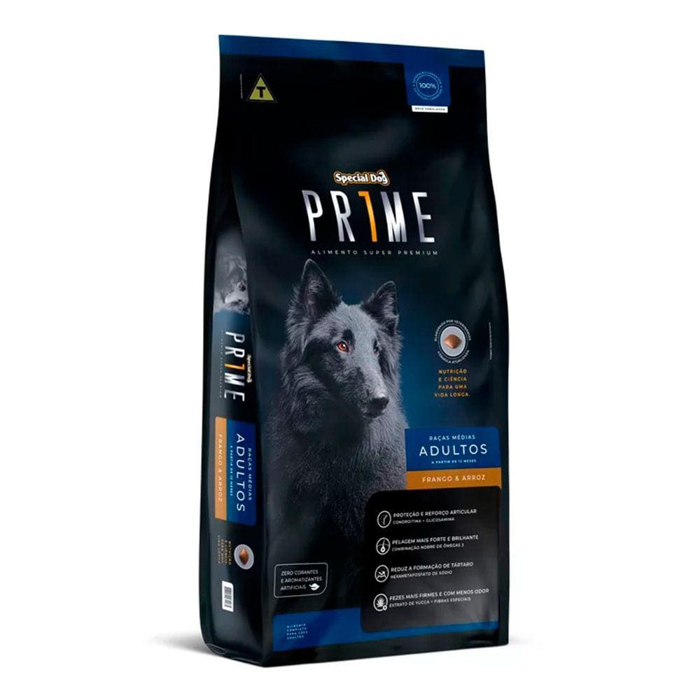 Racao special dog prime caes adultos racas grandes 15kg special dog ...
