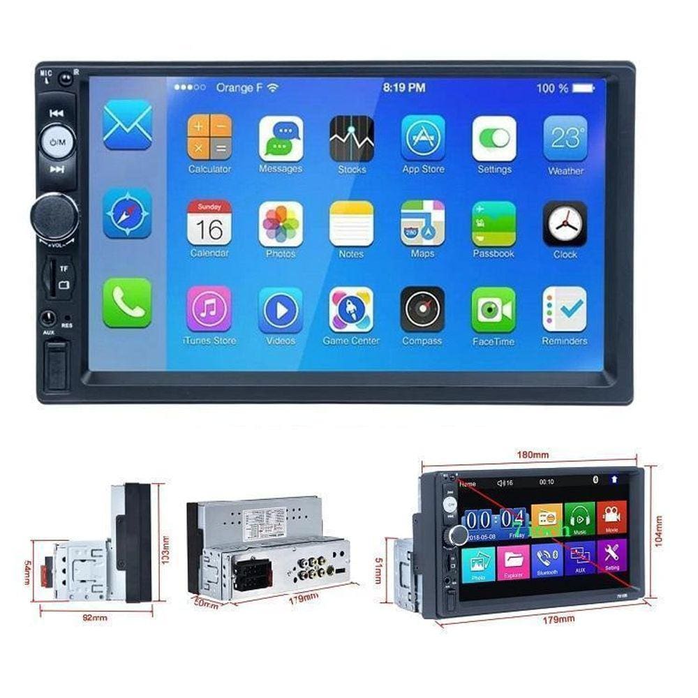 Central multimidia universal 1din | Casas Bahia