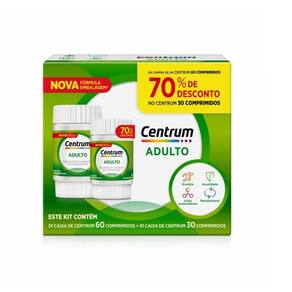 Centrum adulto tabela nutricional | Casas Bahia