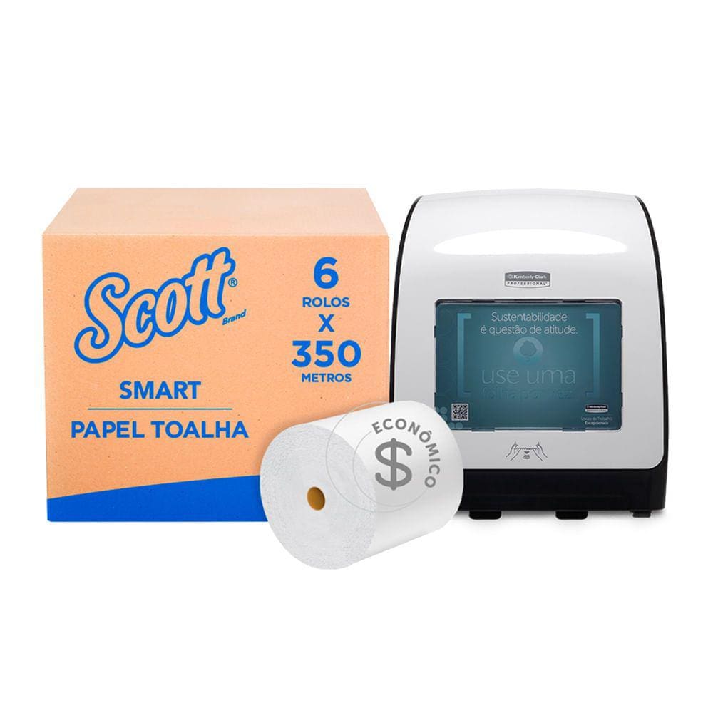 Papel toalha scott rolo | Casas Bahia