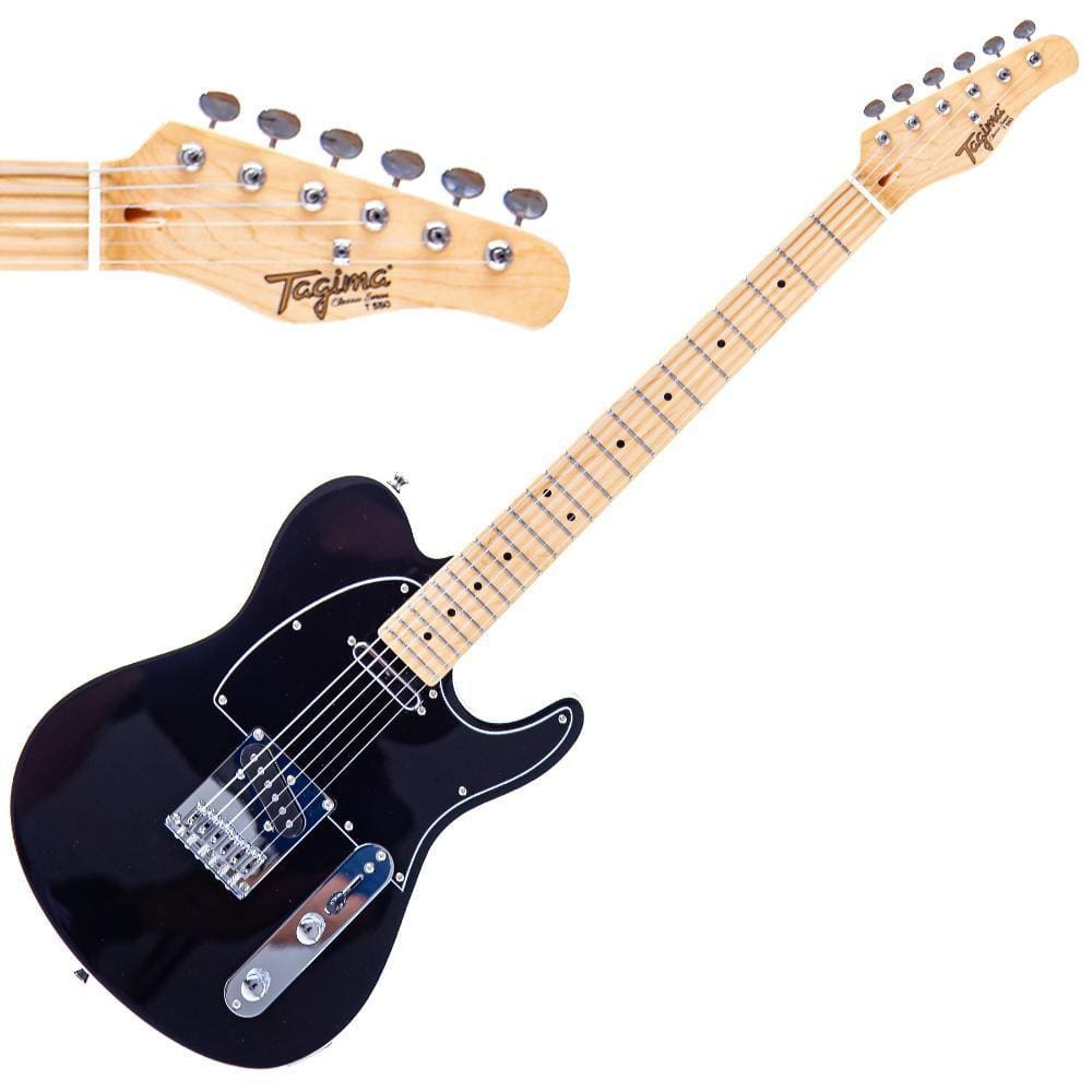 Guitarra tagima telecaster t 855 tlb azul claro metalico com escudo ...