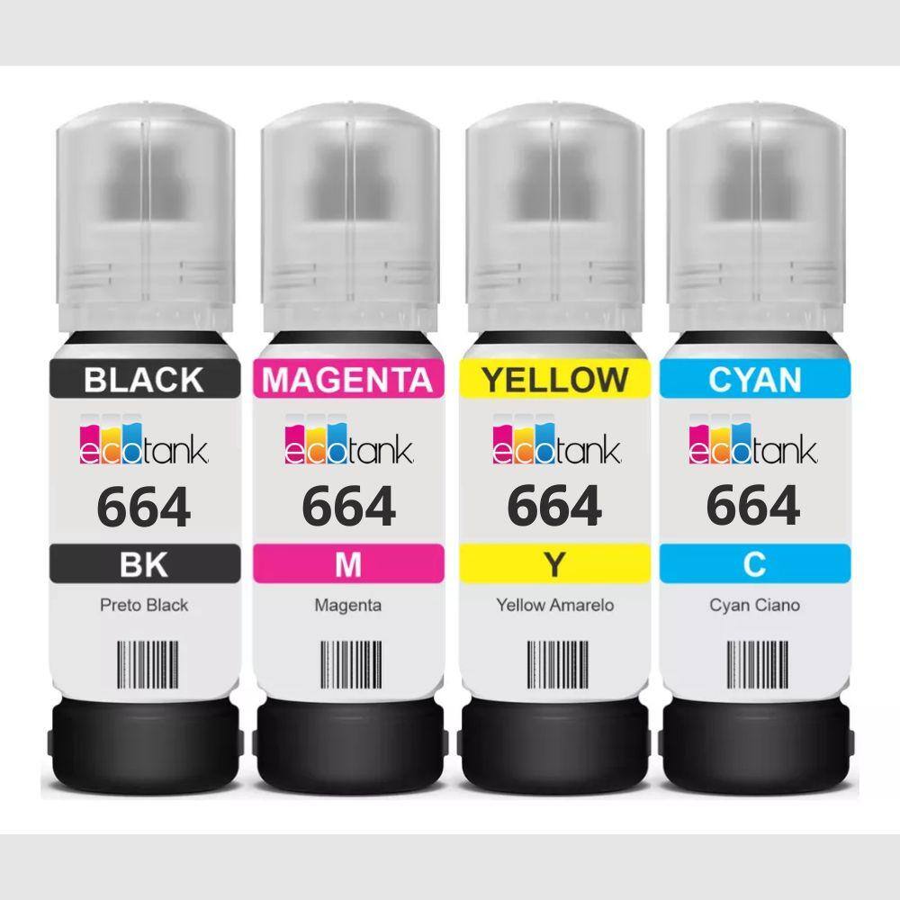 Kit tinta originais epson l395 | Black Friday Casas Bahia