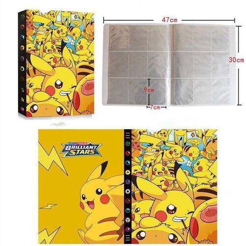 Pasta Album Para Guardar Cartas Pokemon 576 | Casas Bahia