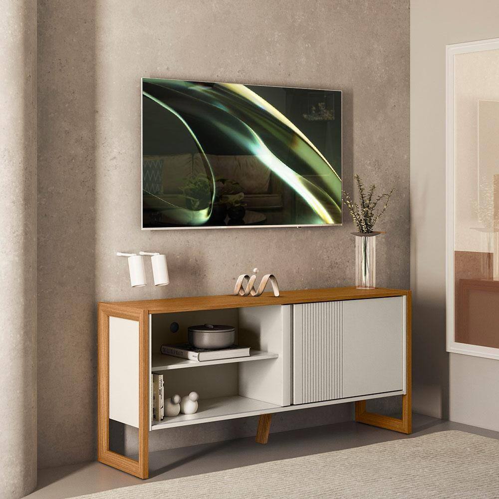 RACK LINEA GOLD NATURE OFF WHITE | Casas Bahia