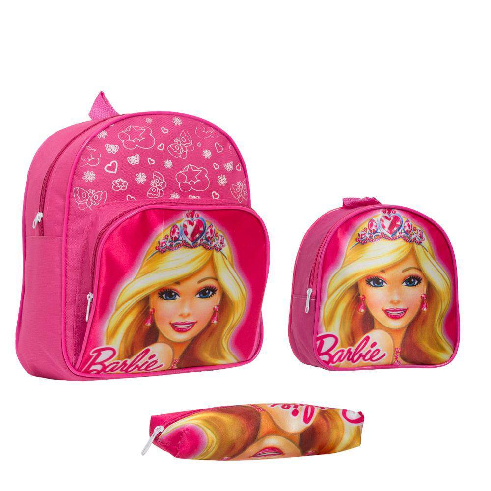 Kit bolsa escolar da barbie | Casas Bahia
