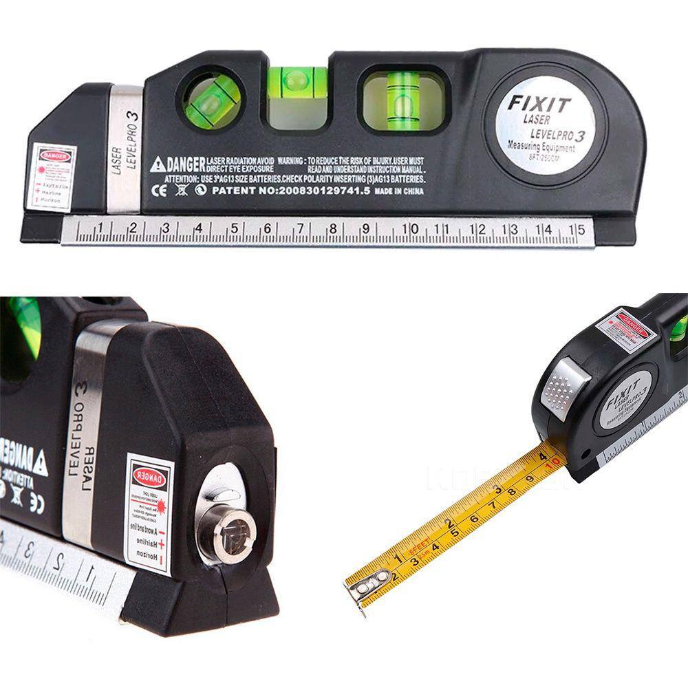 Regua prumo e nivel torpedo amarelo 30cm com 3 bolhas | Casas Bahia