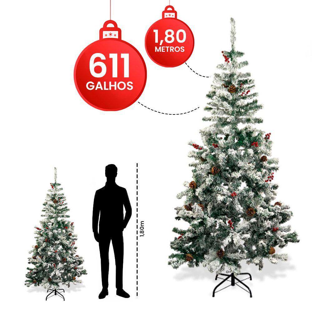 Arvore Pinheiro de Natal Tradicional 18 Metros 400 Galhos | Casas Bahia