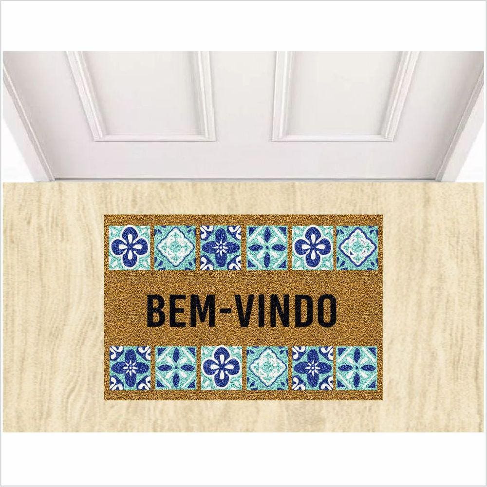 Tapete entrada porta bem vindo | Casas Bahia Tapete entrada porta bem vindo | Casas Bahia