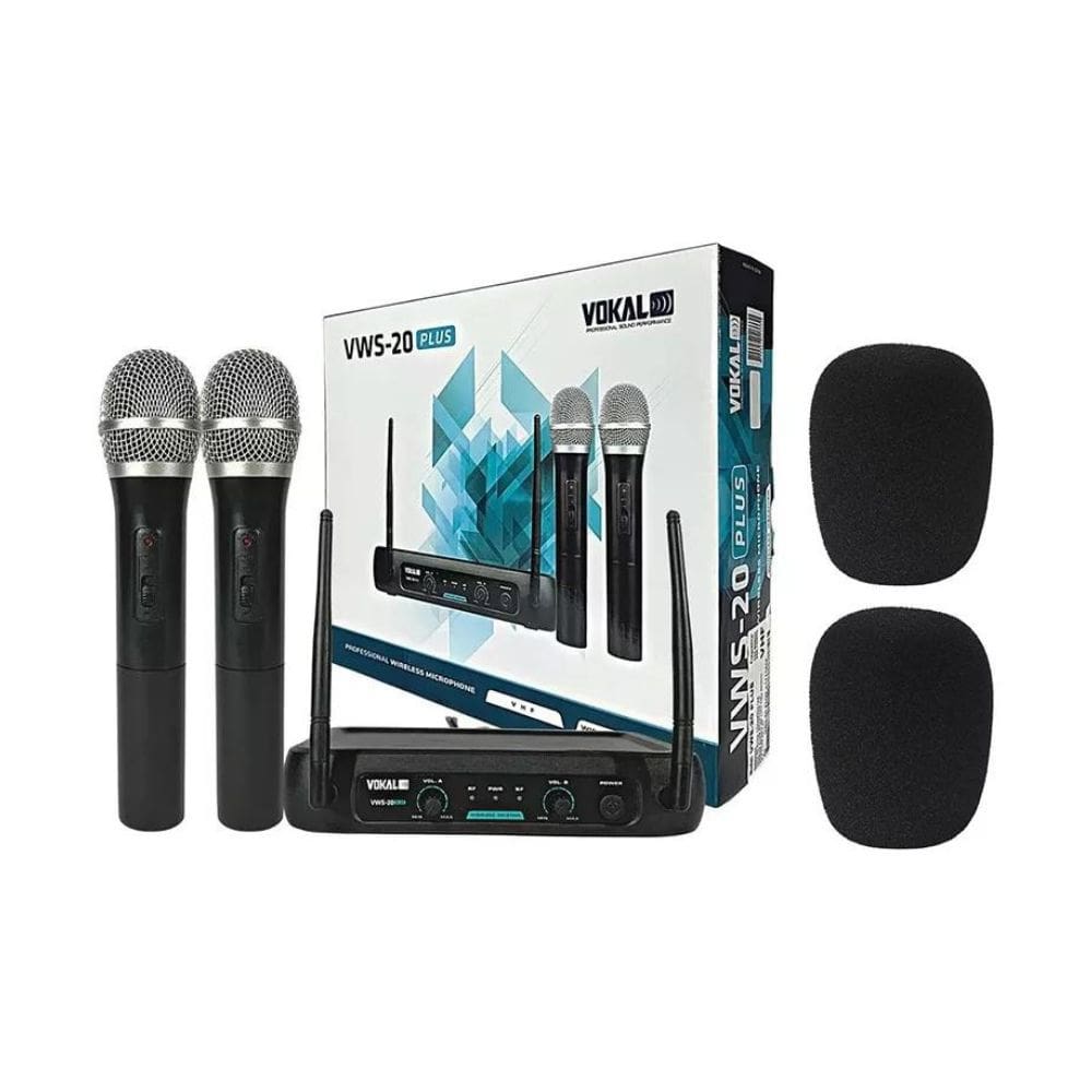 Microfone sem fio vokal vws 20 plus vhf duplo | Black Friday Casas Bahia Microfone sem fio vokal vws 20 plus vhf duplo | Black Friday Casas Bahia