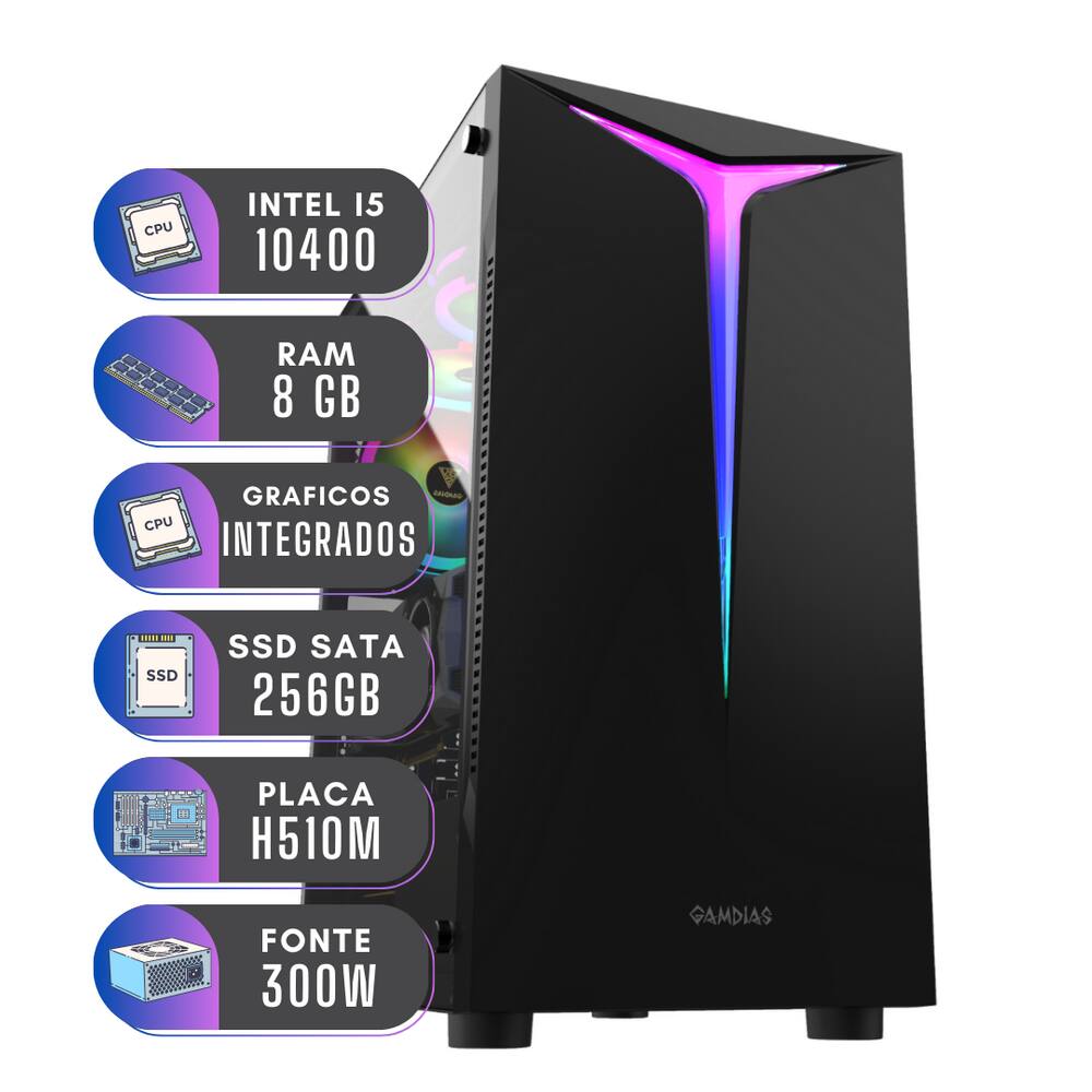 Computador all in one intel core i5 19 8gb ssd 256gb windows 11 hdmi ...