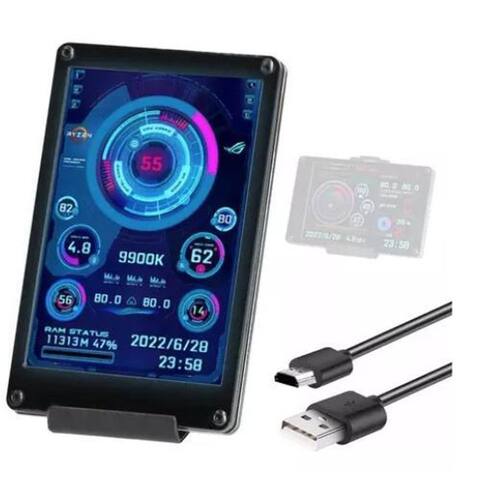 Monitor LCD IPS de 3,5 para CPU - Tela Secundária | Casas Bahia