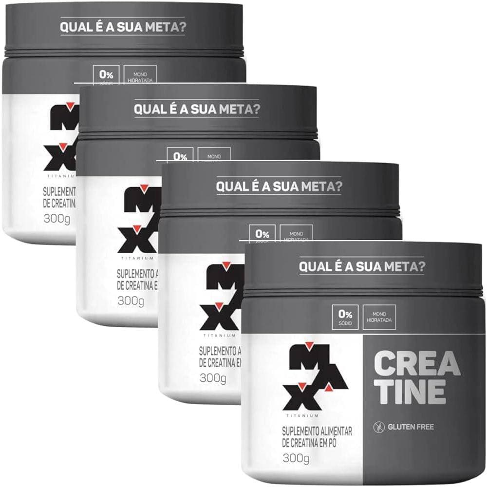 Creatine Max Suplemento Alimentar 300g Max Titanium Casas Bahia