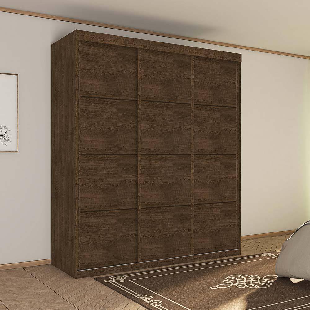 Guarda roupa solteiro com penteadeira e gaveta uma porta correr | Casas ...