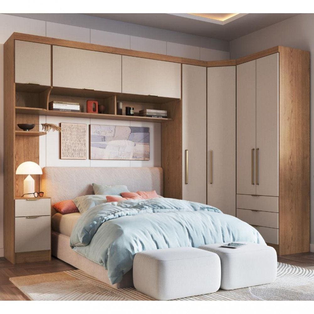 Dormitório Modulado Casal 8 Portas Infinity Móveis | Casas Bahia