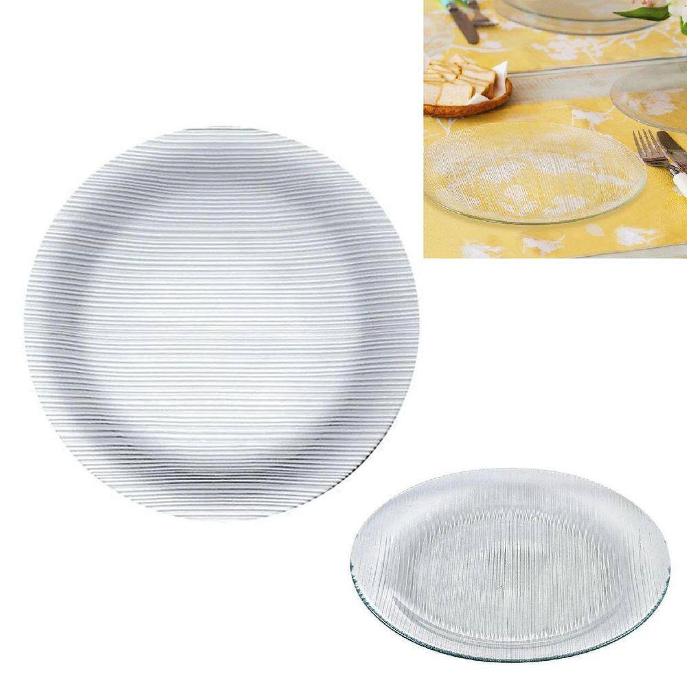 Prato duralex diamante raso 23cm caixa com 12 unidades transparente | Casas Bahia