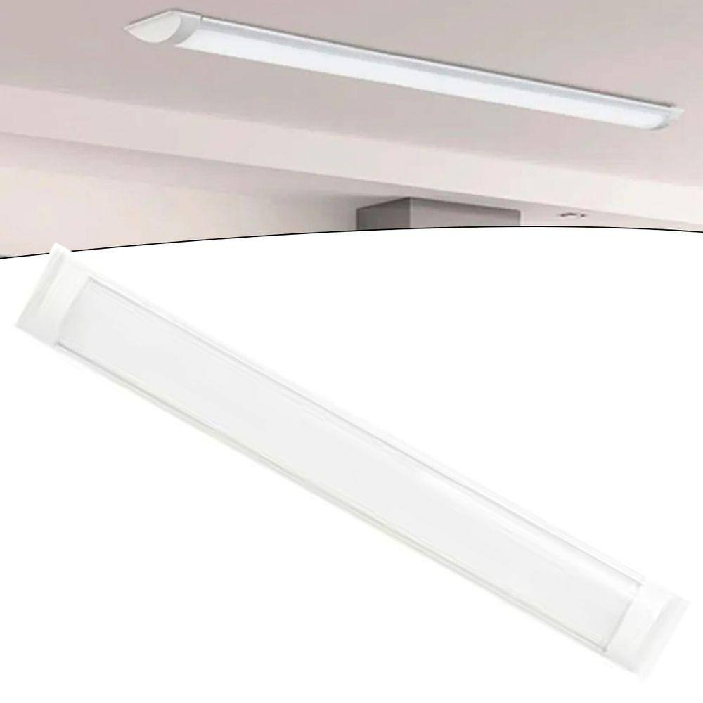 Luminaria led sobrepor 120 cm duoline 36w bivolt 6500k elgin | Casas Bahia