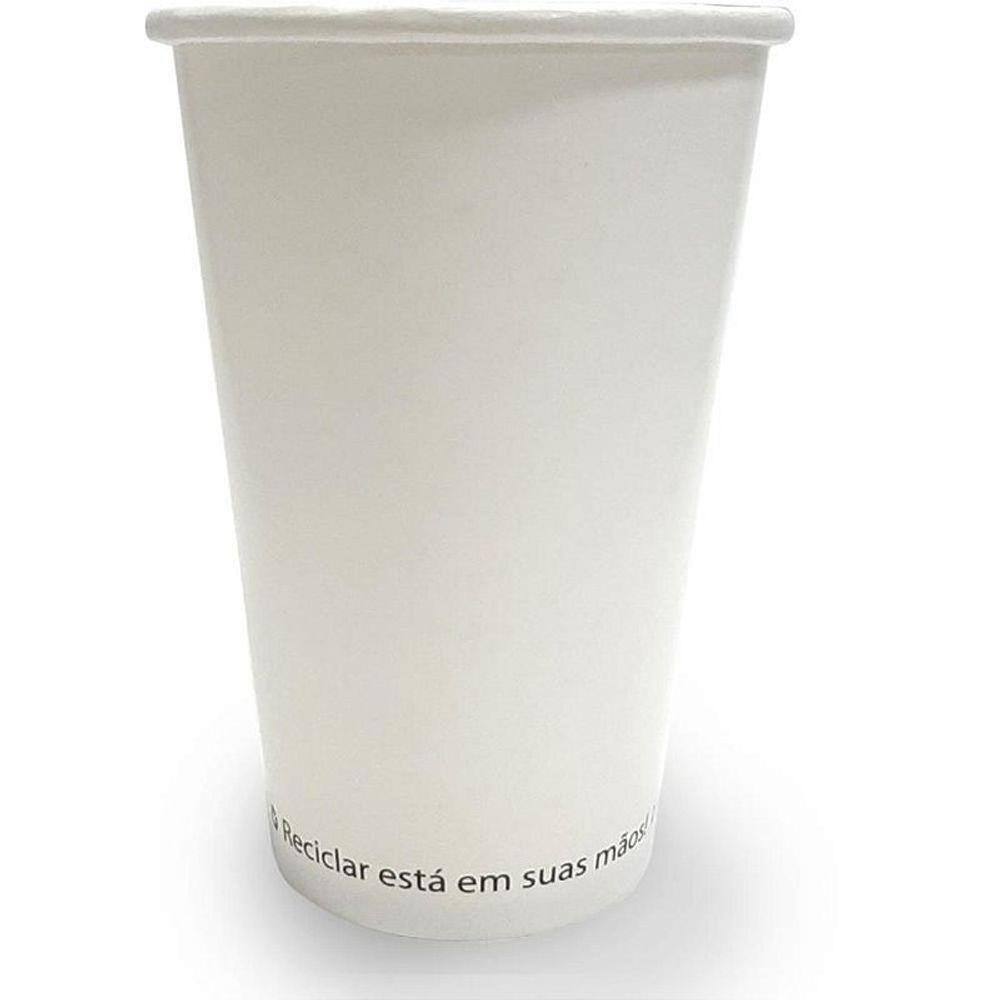 Copo Descartavel de Papel 180ML Branco pct com 50 | Casas Bahia