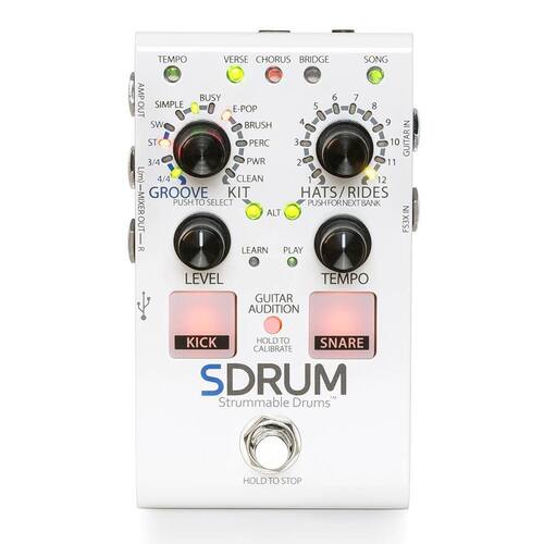 Pedal Digitech SDRUM-V04 p/ Guitarra e Baixo | Casas Bahia