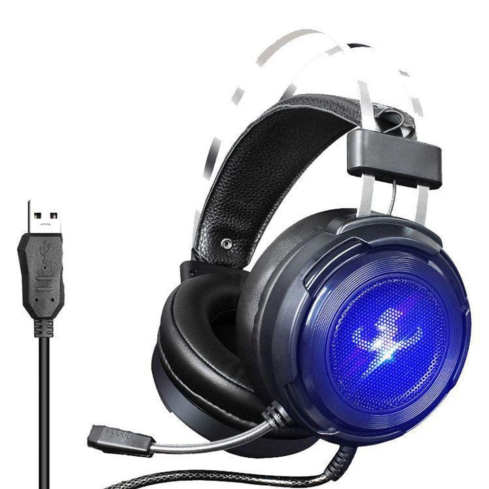 Headset Gamer Warrior Raiko USB 7.1 3D Surround Sound LED Verde PH259 ...