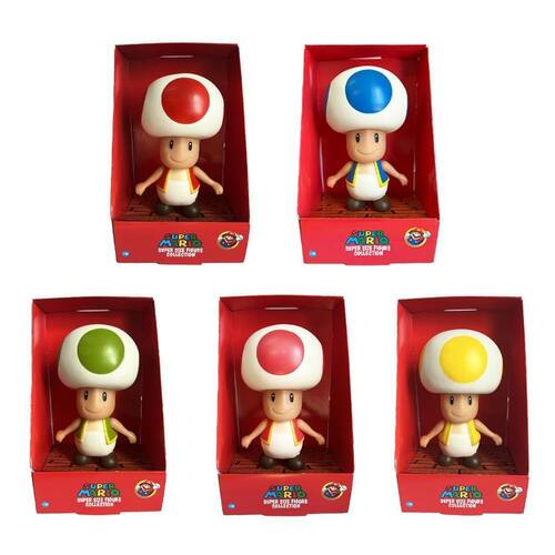 Kit 5 Bonecos Reino Toad Super Mario | Casas Bahia