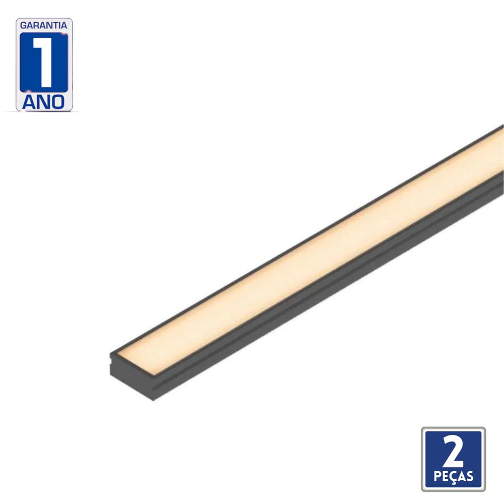 Perfil de sobrepor para led | Casas Bahia