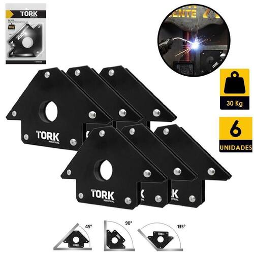 Esquadro Magnetico Para Solda 30Kg C 6 Pecas Super | Casas Bahia