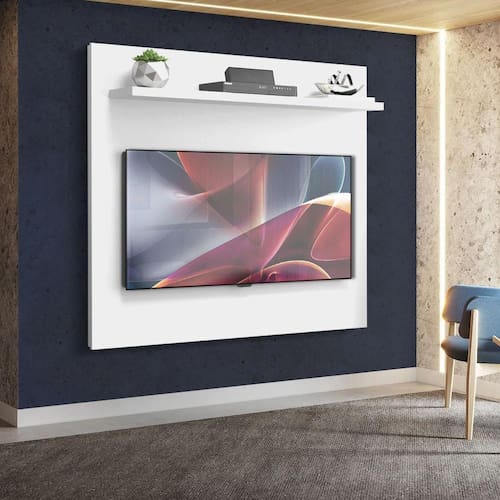 Painel branco para TV de até 32 polegadas | Casas Bahia