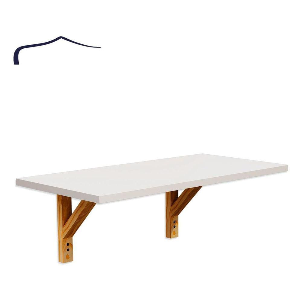 Mesa de estudos com prateleira | Casas Bahia