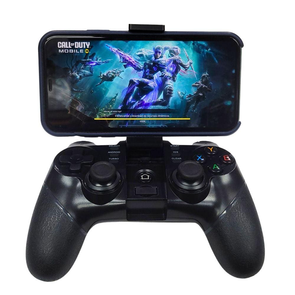 Controle para celular android smart tv pc 3 em 1 gamepad bluetooth ...
