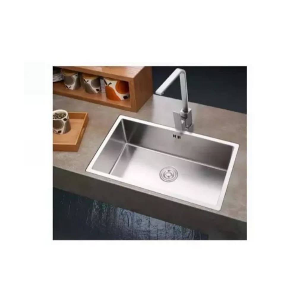 Cuba cozinha inox sobrepor 70x40 | Casas Bahia