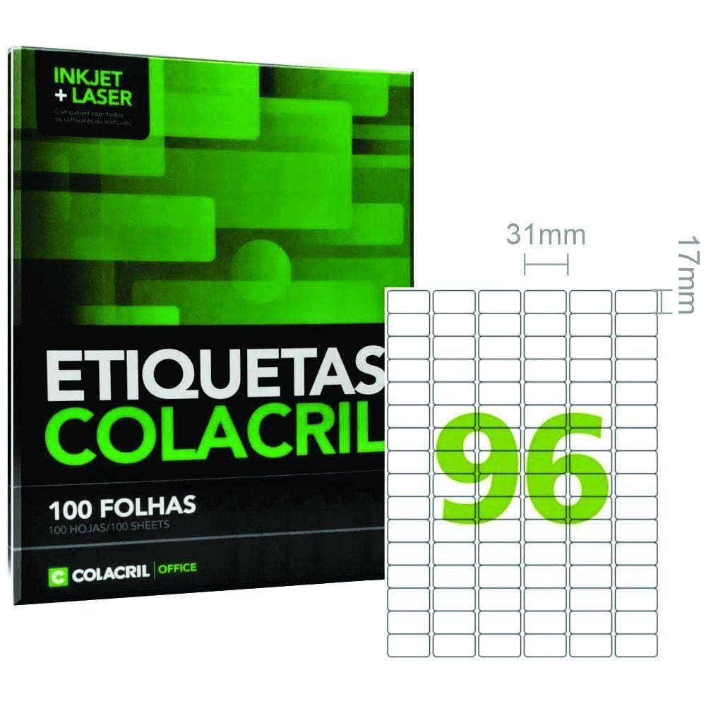 Etiqueta adesiva a4 ca4355 635x31 colacril 500 fls | Casas Bahia Etiqueta adesiva a4 ca4355 635x31 colacril 500 fls | Casas Bahia