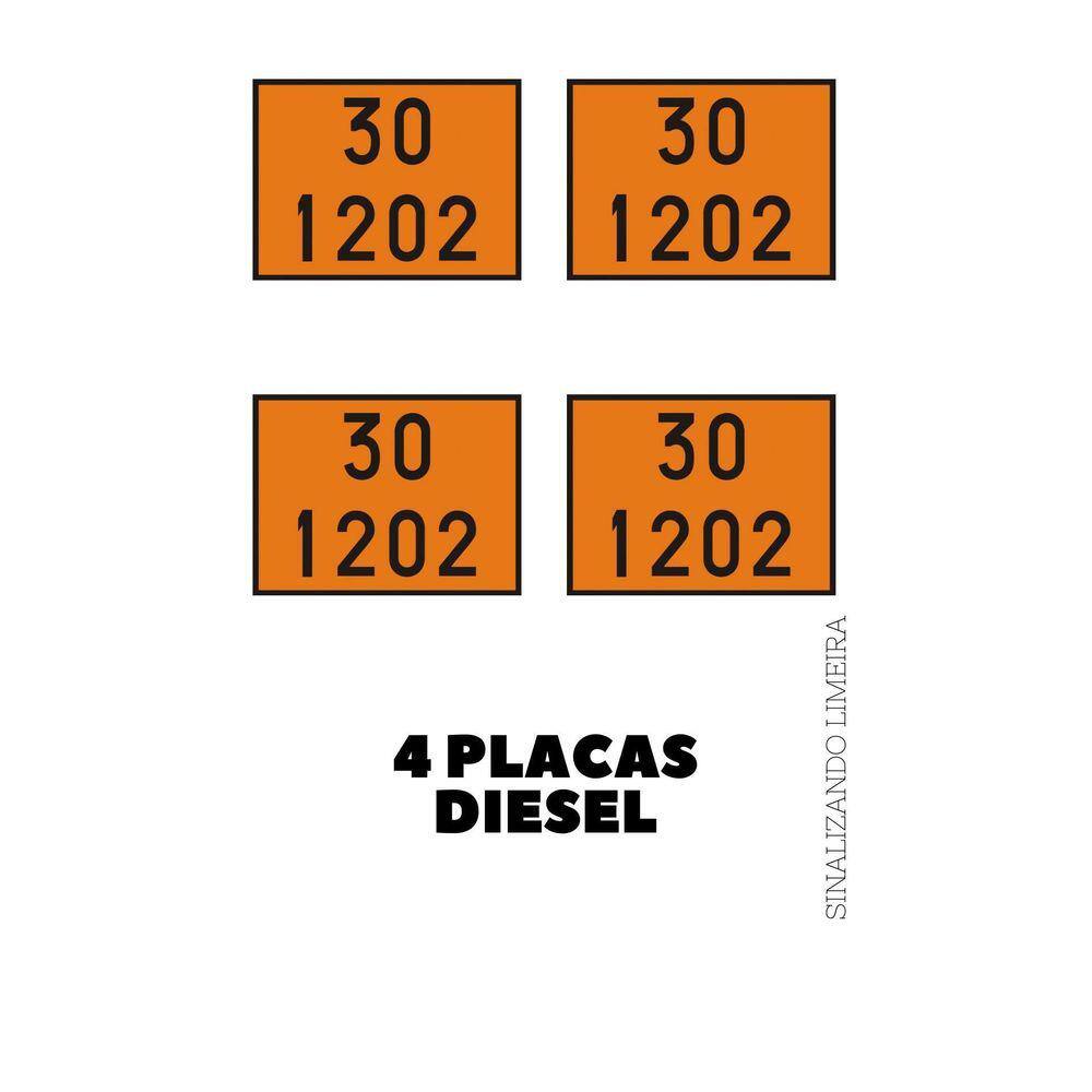 Suporte placa simbologia numerologia carga perigosa30x30 | Casas Bahia