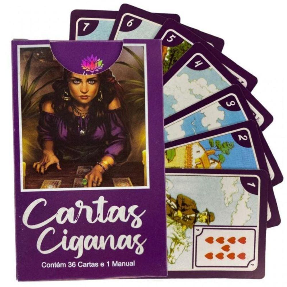 Tarô Tarot Cigano Para Leitura Cigana Da Sorte Baralho Completo Deck Oráculo🌽 Conheça A