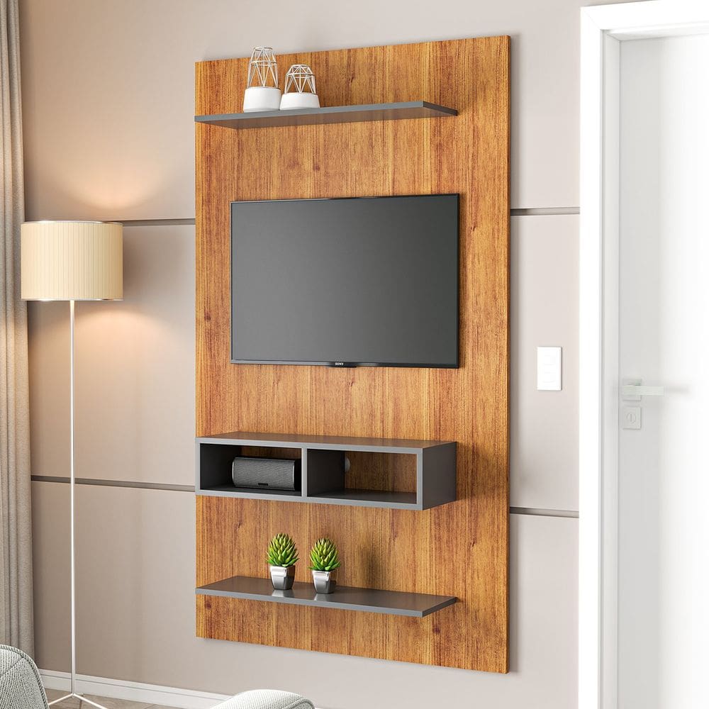 Painel tv ate 42 polegadas com nicho | Casas Bahia
