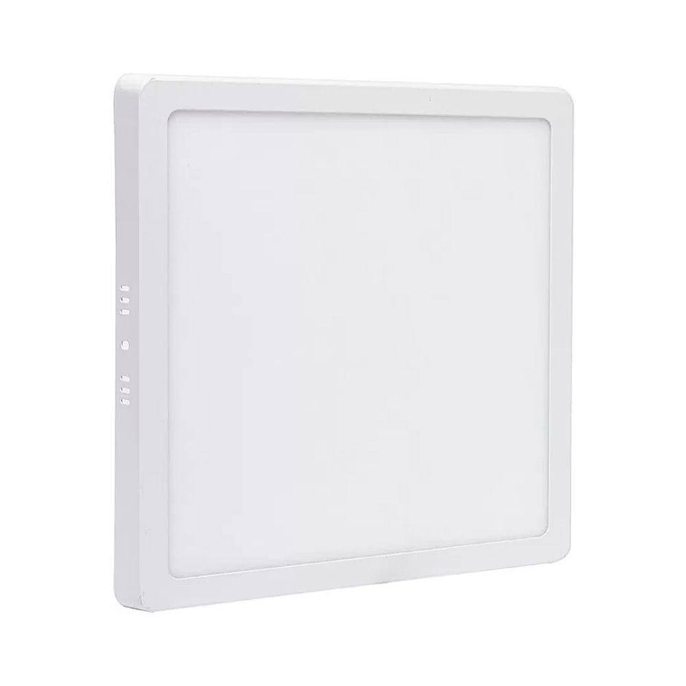 Painel plafon led 18w quadrado sobrepor branco frio | Casas Bahia