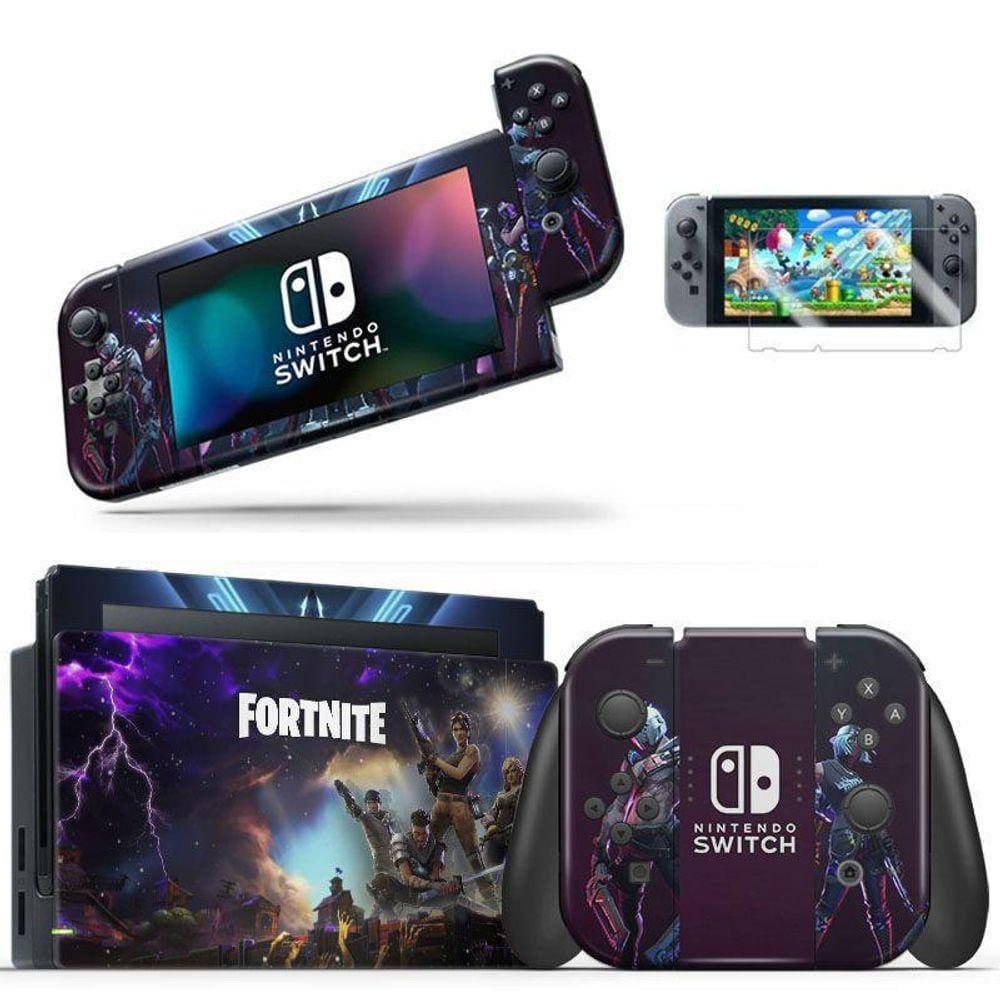 Skin Adesivo Protetor Para Nintendo Switch Pelicula Fortnite B1