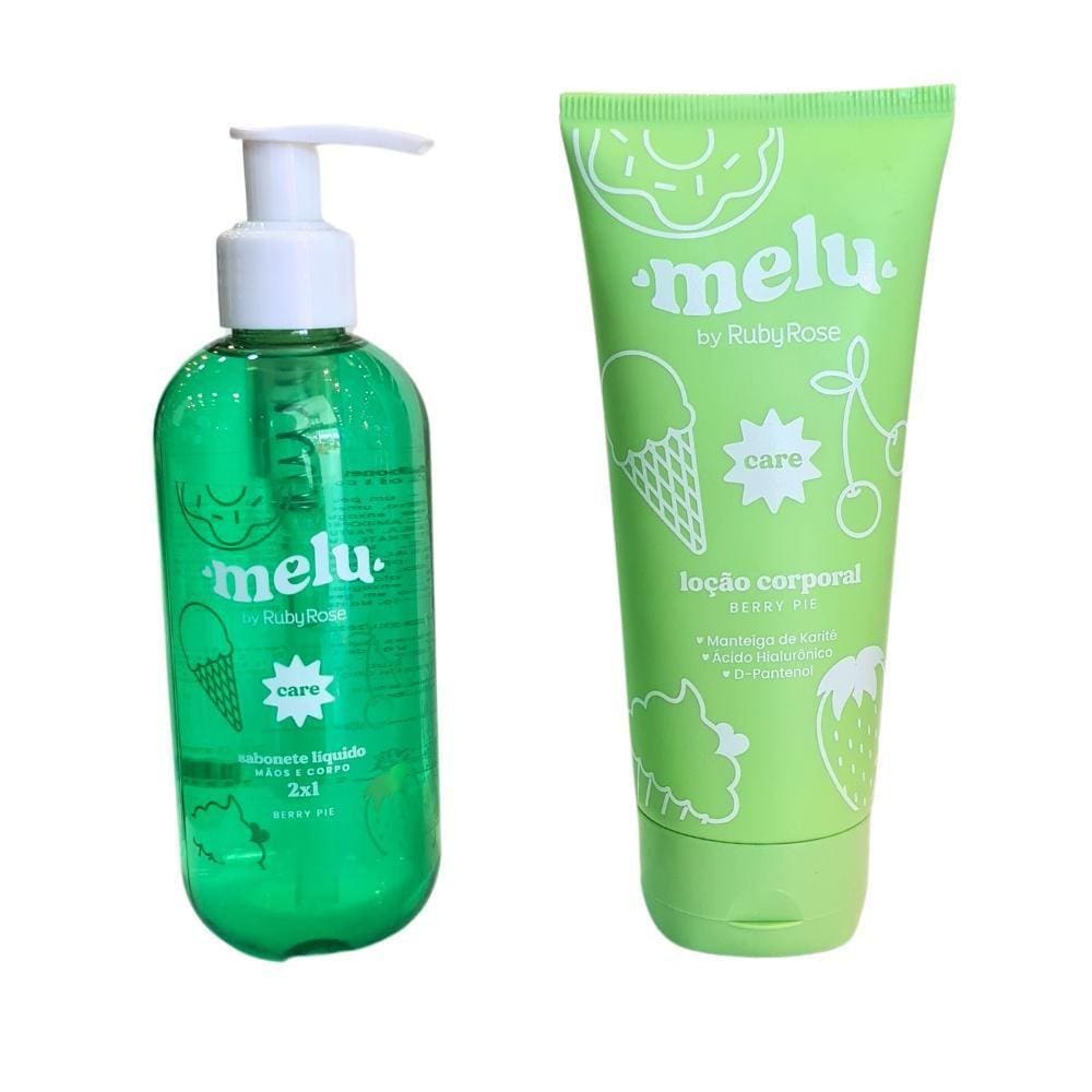 Kit Corporal Melu Berry Pie Loção | Casas Bahia