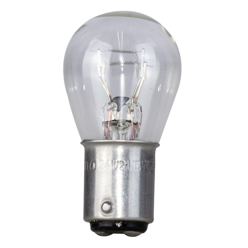 Kit 10 lampadas halogenas 24v p21 5w 3200k 2 polos pinos desencontrados ...