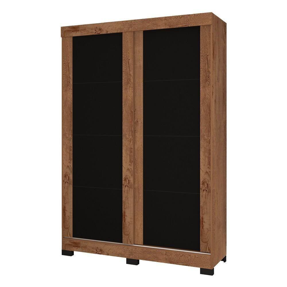 Guarda roupa preto rustico | Casas Bahia