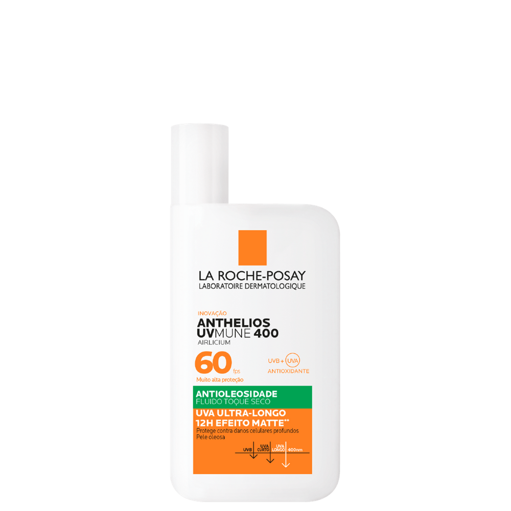 La Roche Posay Anthelios Airlicium Fluido FPS 50 Cor 2.0 Protetor Solar Facial com Cor 40ml ...