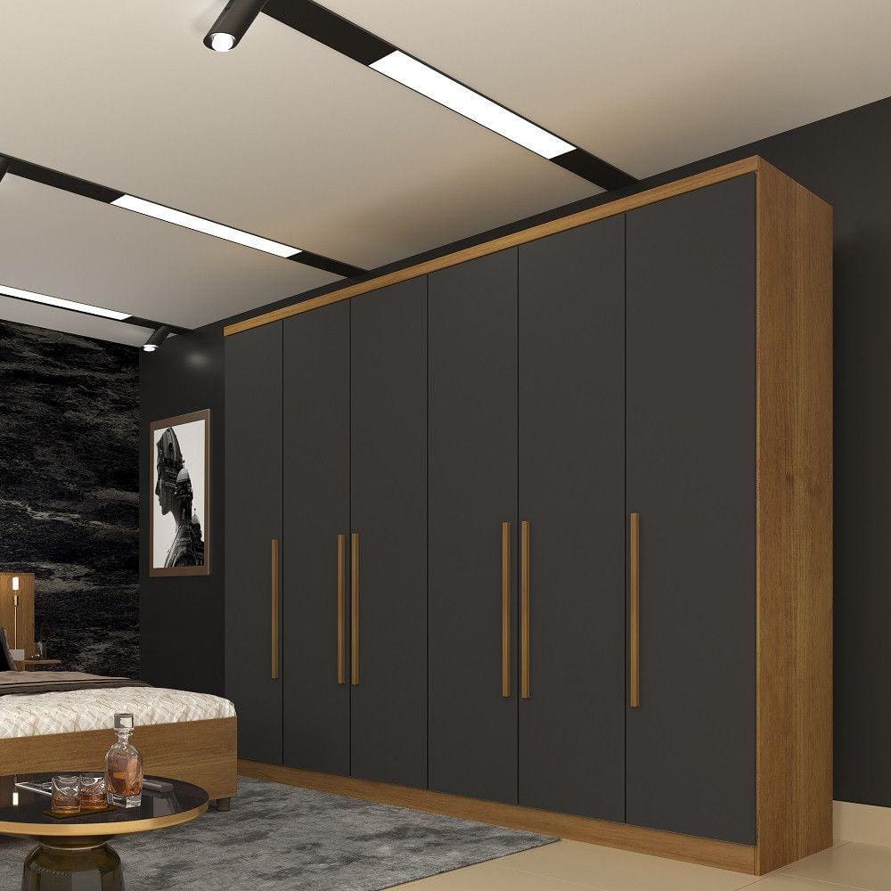 Guarda roupa Casal Veneza 6 Portas 4 Gavetas | Casas Bahia