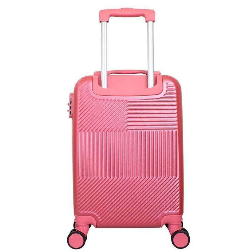 Mala viagem com rodinhas rosa | Casas Bahia