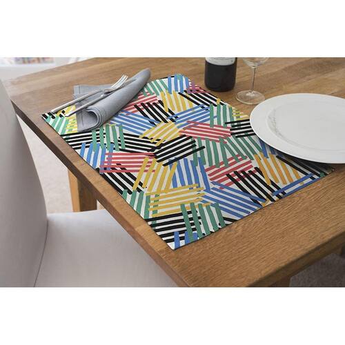 Jogo Americano Retangular 4 Lugares - Mesa Posta | Casas Bahia