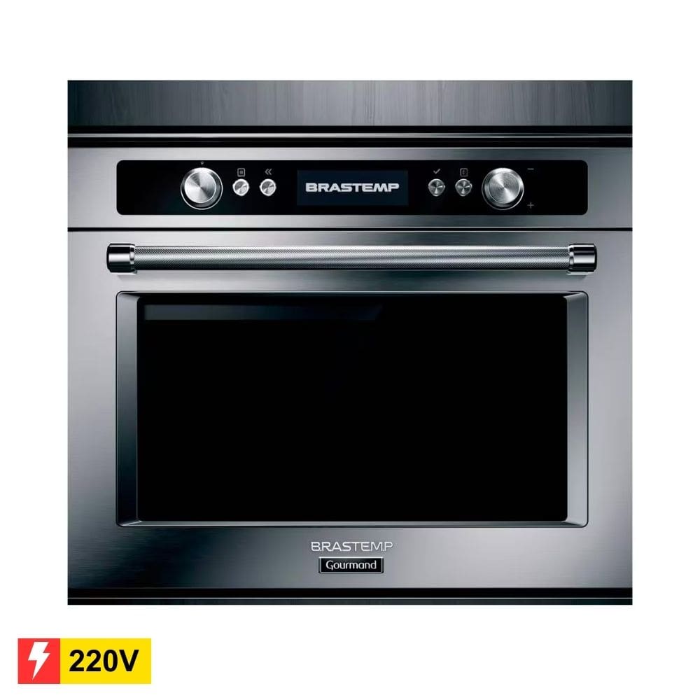 Forno Brastemp 67L BO260AR Gourmand Embutir Inox "220V" | Casas Bahia