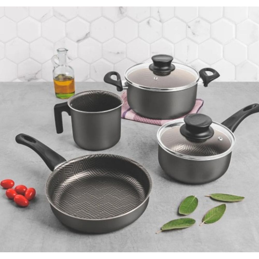 Panela antiaderente paris grafite | Casas Bahia